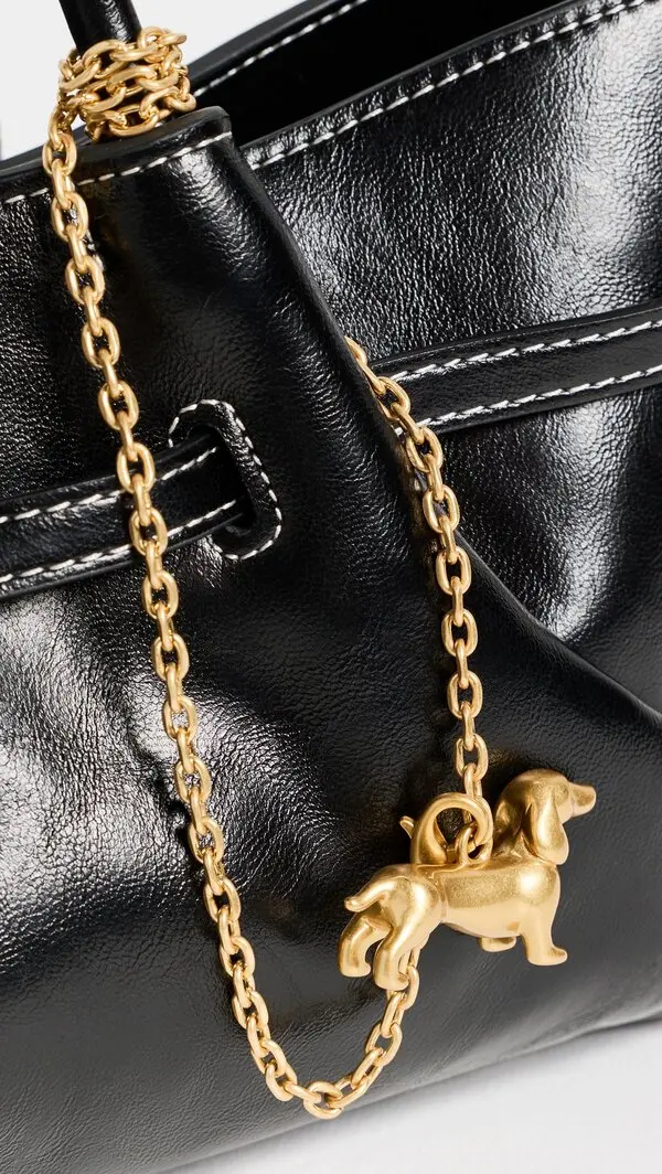 Jw Pei Maeve Dachshund Metal Charm Tote Bag