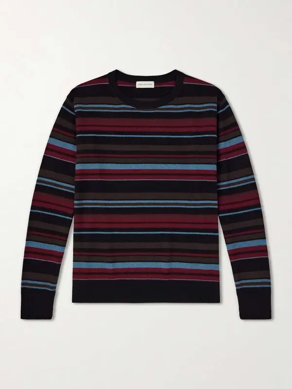 Dries Van Noten Muroli Striped Cashmere Sweater