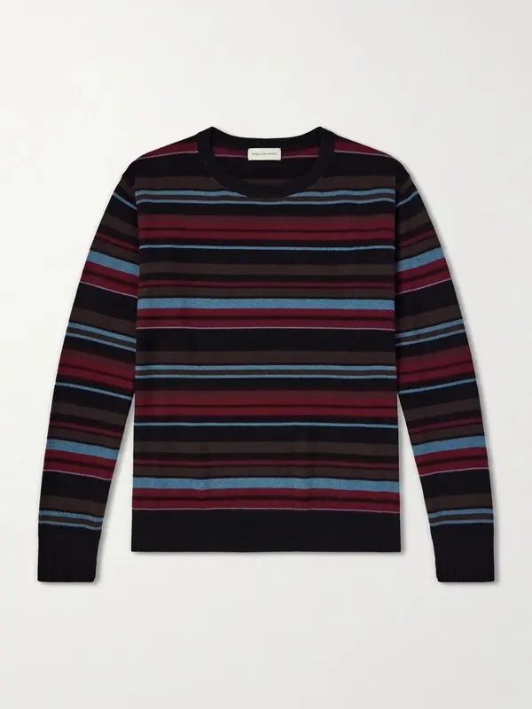 Dries Van Noten Striped Cashmere Sweater