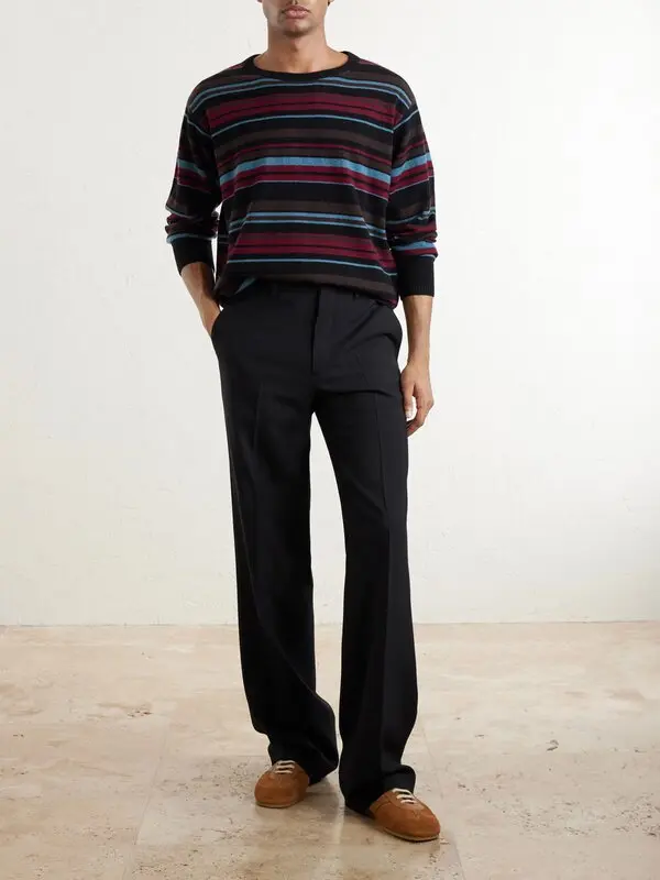 Dries Van Noten Striped Cashmere Sweater