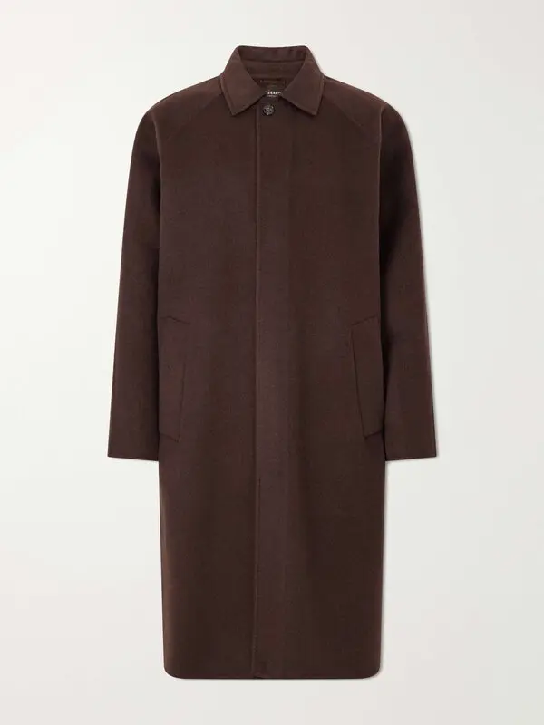 Kiton Wool And Cashmere-blend Coat