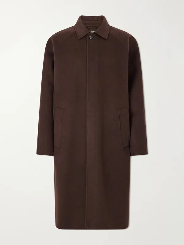 Kiton Wool And Cashmere-blend Coat