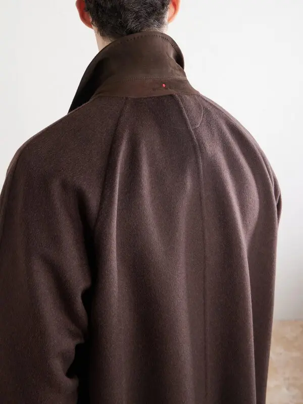 Kiton Wool And Cashmere-blend Coat