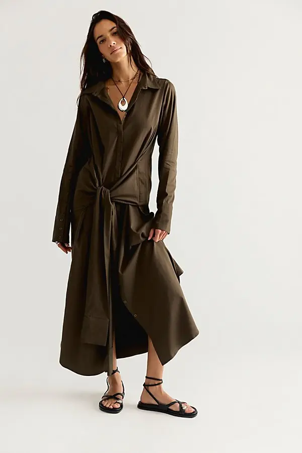 NICHOLAS K Tie Maxi Dress