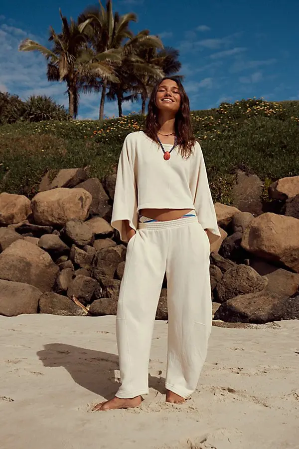 Free People Terry Tide Pant Set