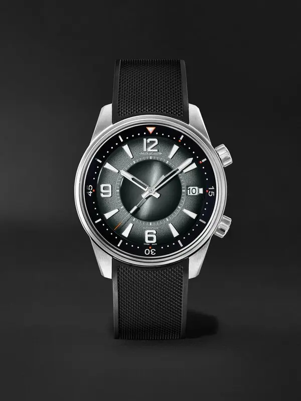 JAEGER-LECOULTRE Jaeger Lecoultre Polaris Date Automatic Stainless Steel Watch - Black