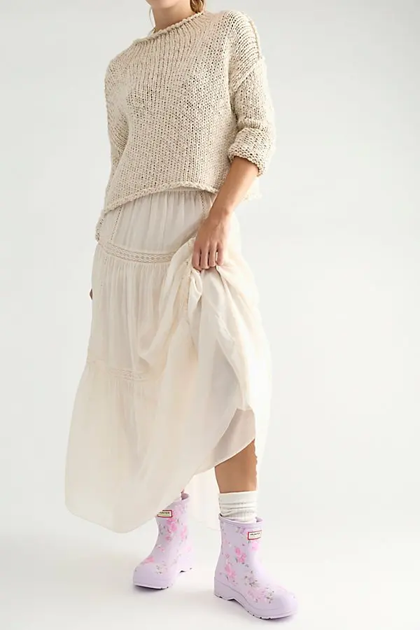 Hunter X Loveshackfancy Playtm Short Rain Boots - Happy Thoughts