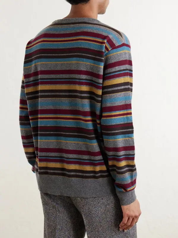 Dries Van Noten Striped Cashmere Sweater
