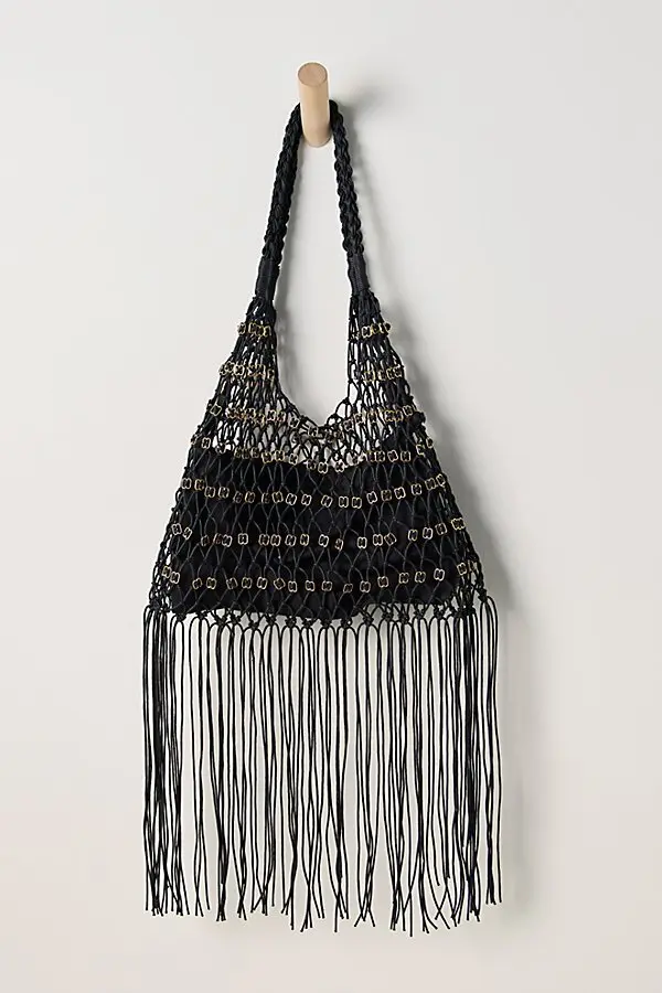 Free People Embellished Fringe Bag