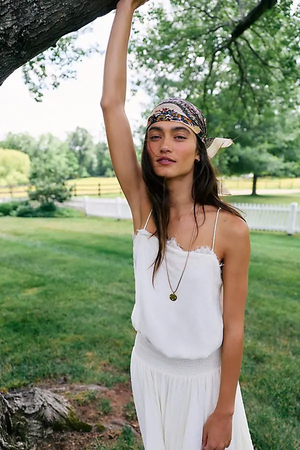 Free People Sunflare Maxi Skirt Set - White