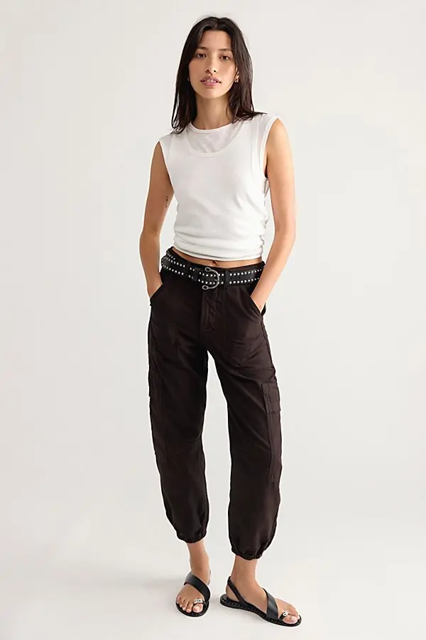 Citizens Of Humanity Ciela Bubble Twill Utility Pants - Espresso