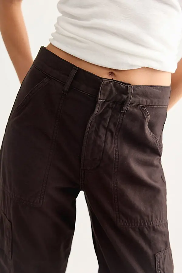 Citizens Of Humanity Ciela Bubble Twill Utility Pants - Espresso