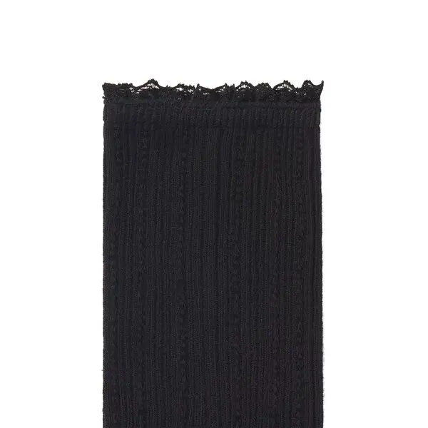 SKIMS Textured Sock 3 Pack | Black | | Socks - Snow Essentials Pack