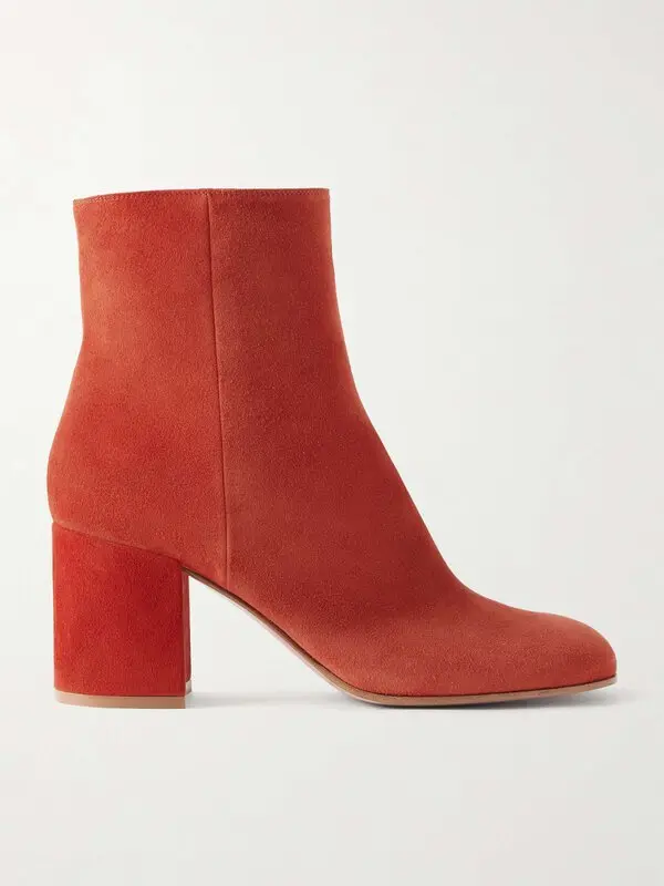 GIANVITO ROSSI Joelle 70 Suede Ankle Boots