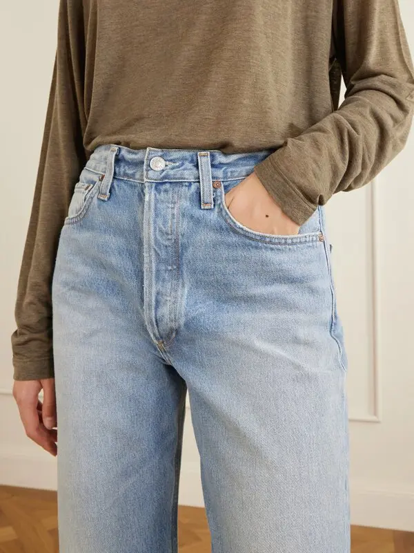 AGOLDE Kelly High-rise Straight-leg Jeans