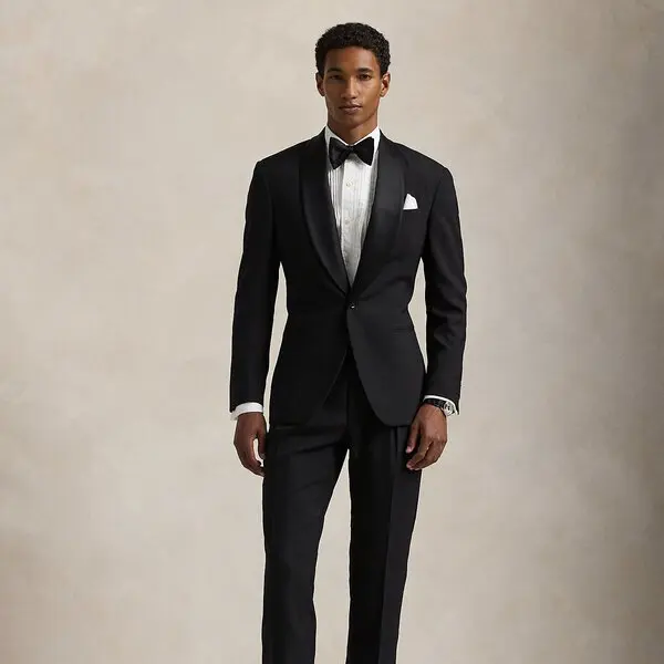 Ralph Lauren Polo Tailored Wool Barathea Shawl Tuxedo