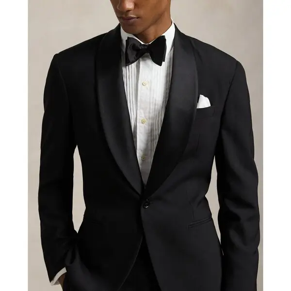 Ralph Lauren Polo Tailored Wool Barathea Shawl Tuxedo