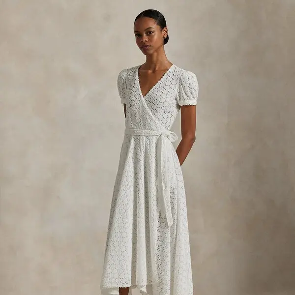 Ralph Lauren The Spelman College Wrap Dress - White