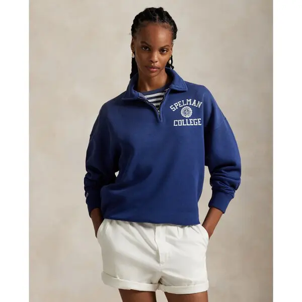 Ralph Lauren Spelman College Fleece Quarter-zip Pullover