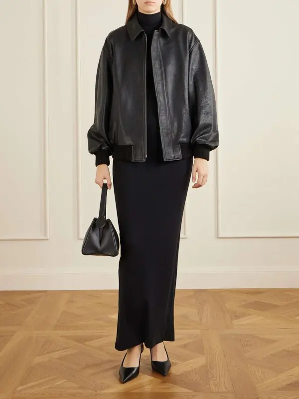 Nour Hammour Toyen Leather Jacket
