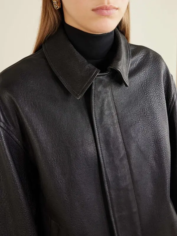 Nour Hammour Toyen Leather Jacket