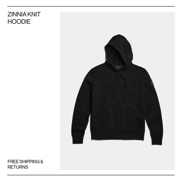 Canada Goose Zinnia Knit Hoodie - Black