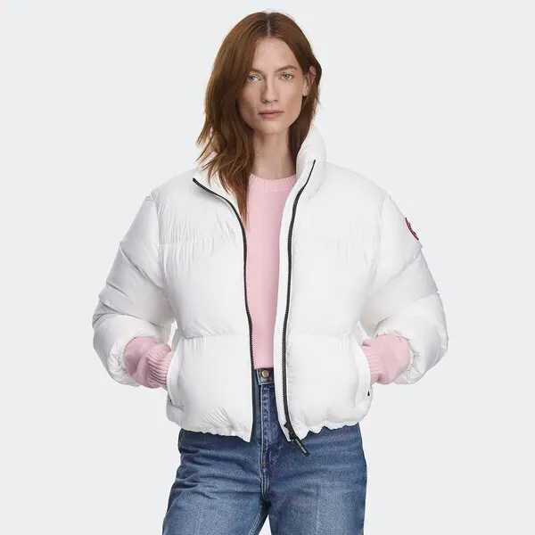 Canada Goose Fallon Puffer Jacket - Optic White