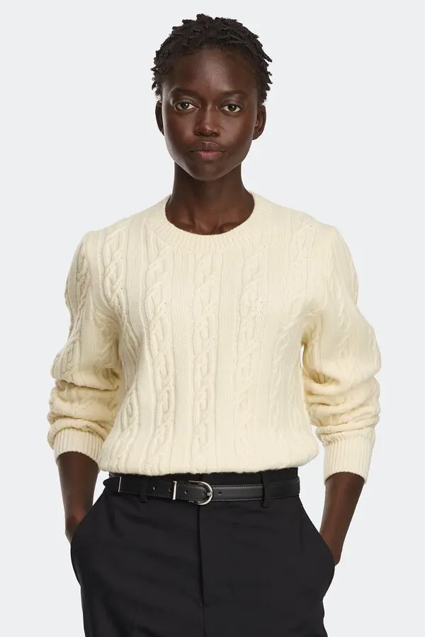 Canada Goose Habel Knit Crew - Bone