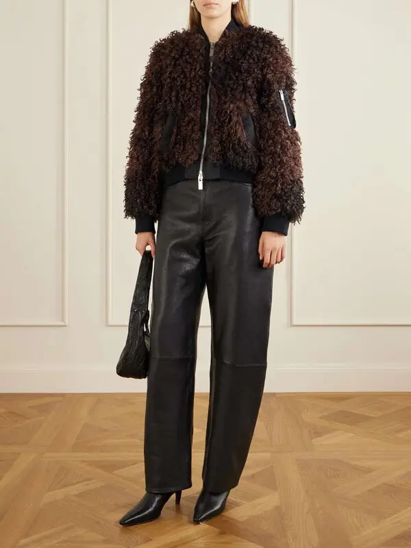 Sacai Plush Bomber Jacket