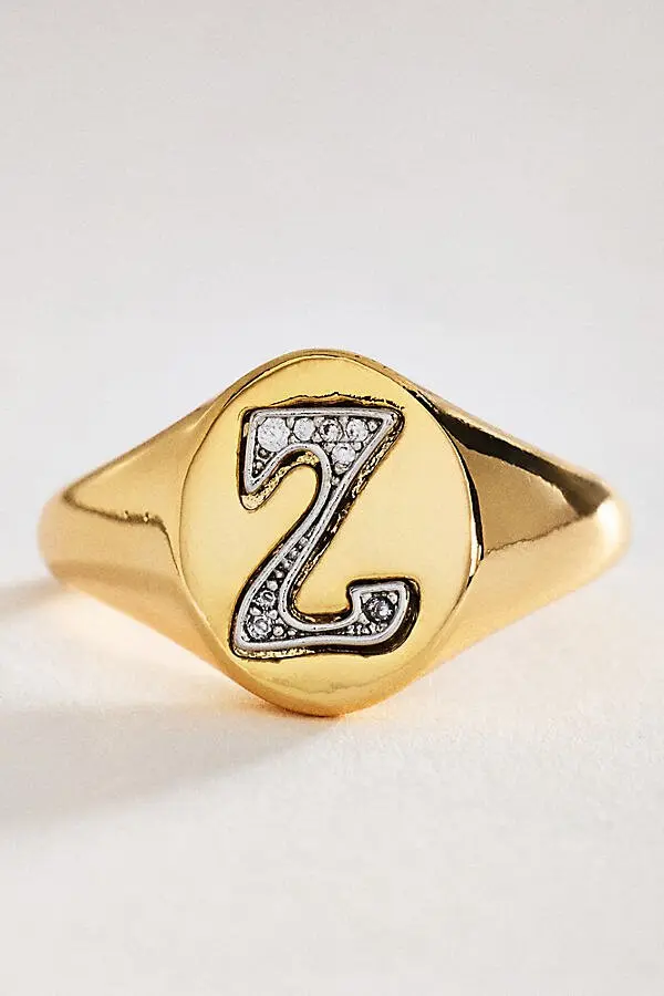 Anthropologie Signet Monogrm Rg - Z