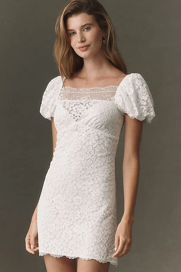 For Love & Lemons Jacquele Mi Dress - White