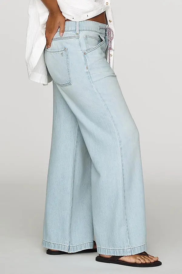 Anthropologie Pilcro Ellis High-rise Wide-leg Jeans
