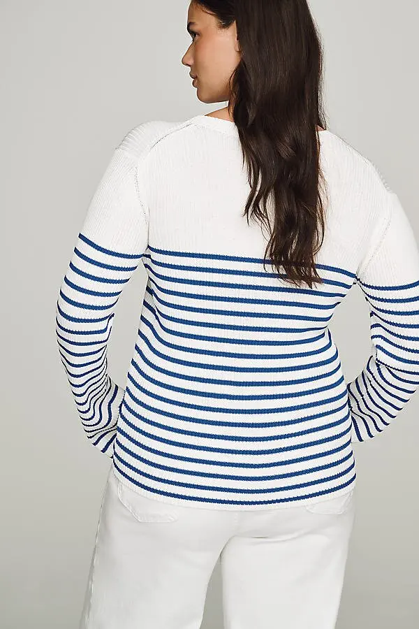 English Factory Striped Long-sleeve Top