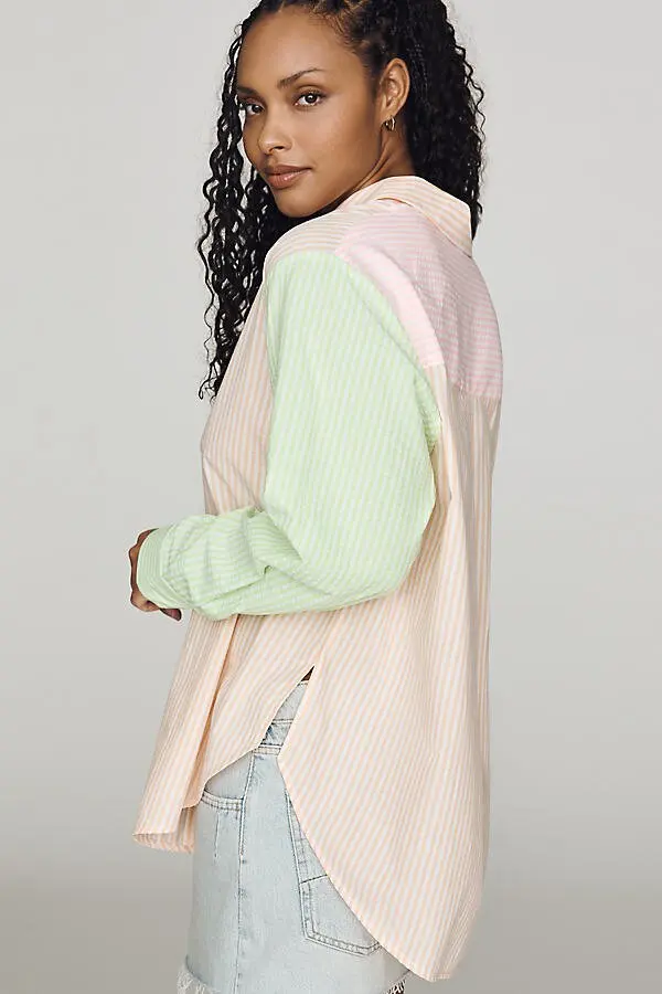 English Factory Colorblock Buttondown Shirt
