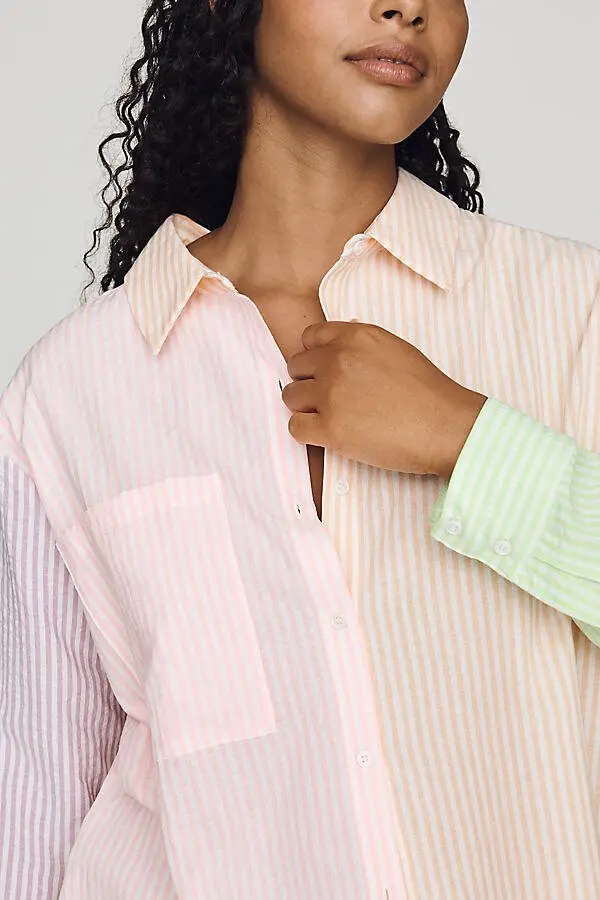 English Factory Colorblock Buttondown Shirt