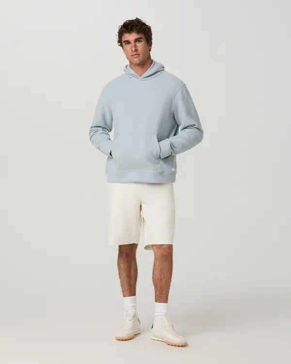 Vuori Beach Fleece Pullover Hoodie - Raindrop Heather