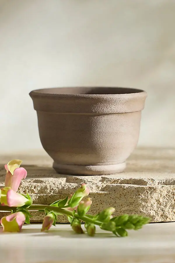 TERRAIN Tapered Galestro Terracotta Pot