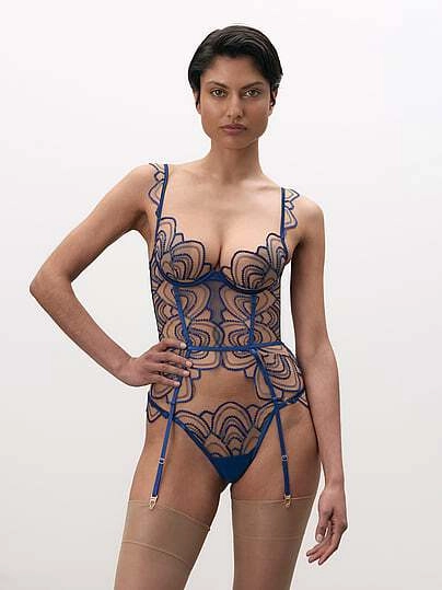 Victoria's Secret Bluebella Soraya Wired Basque - Blue