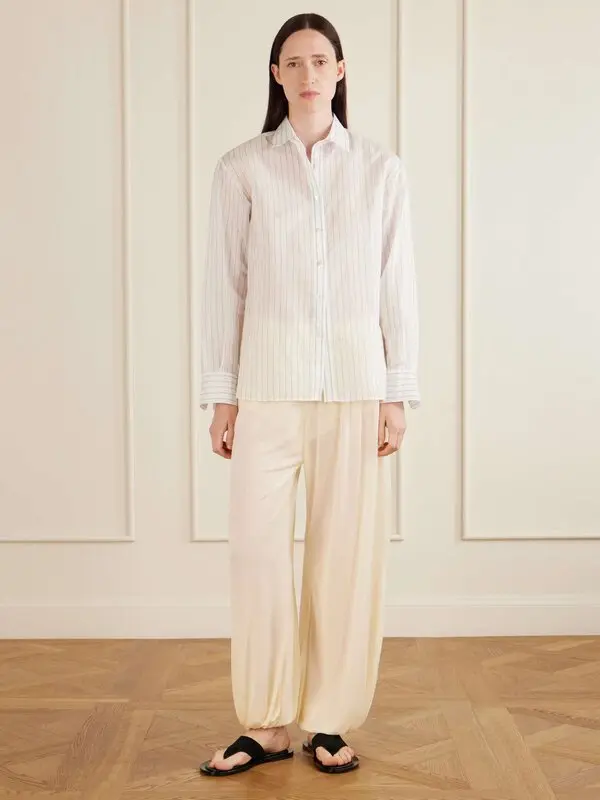 Aflalo Lolana Satin-jersey Balloon Pants
