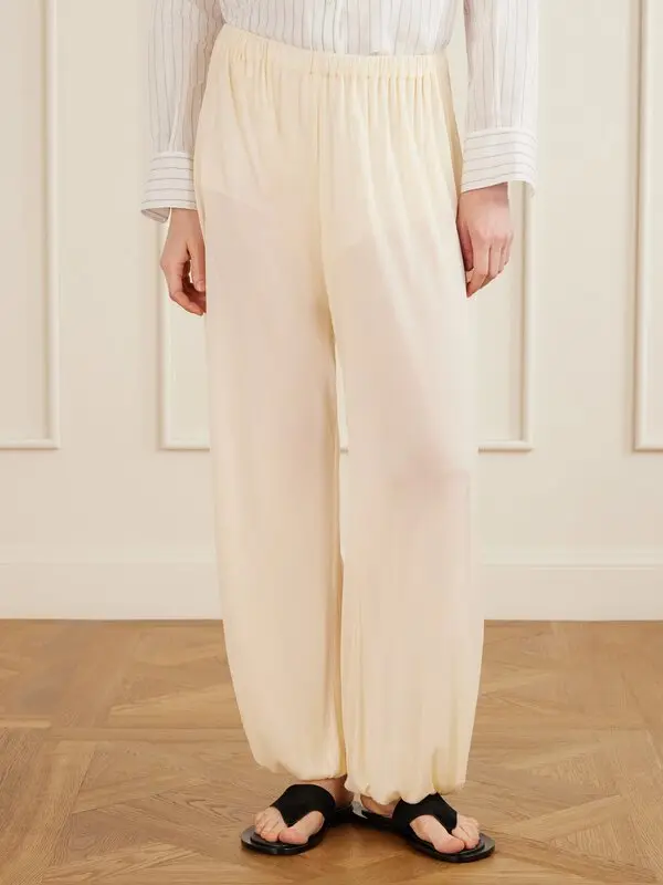 Aflalo Lolana Satin-jersey Balloon Pants