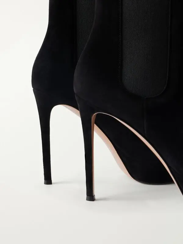 GIANVITO ROSSI 85 Suede Ankle Boots