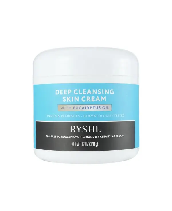 PURSONIC Deep Cleansing Skin Cream With Eucalyptus Oil Invigorating Facial Cleanser Dermatologist Tested 340 Gram - White