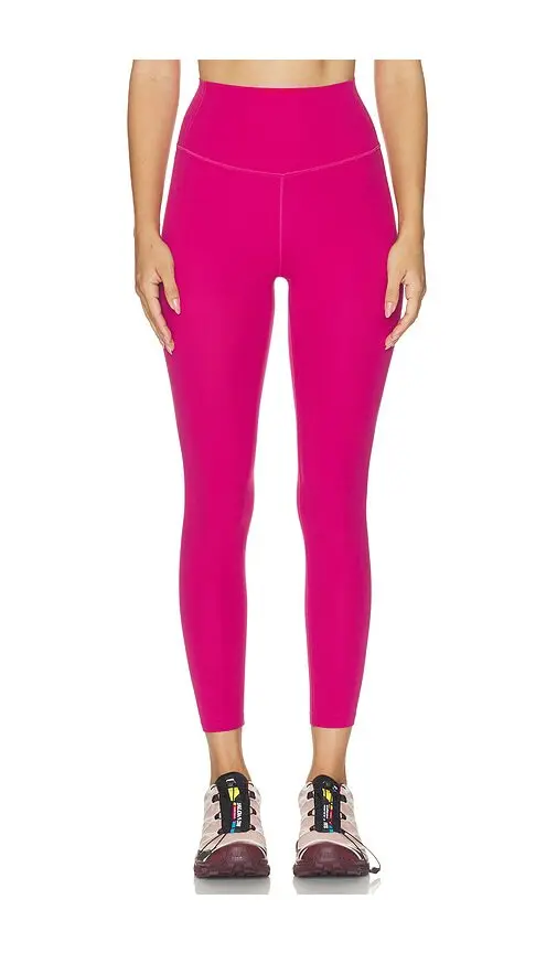 Splits59 Airweight 26 High Waist Legging In Pink - Sangria