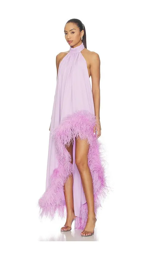 BRONX BANCO Madeline Halterneck Gown