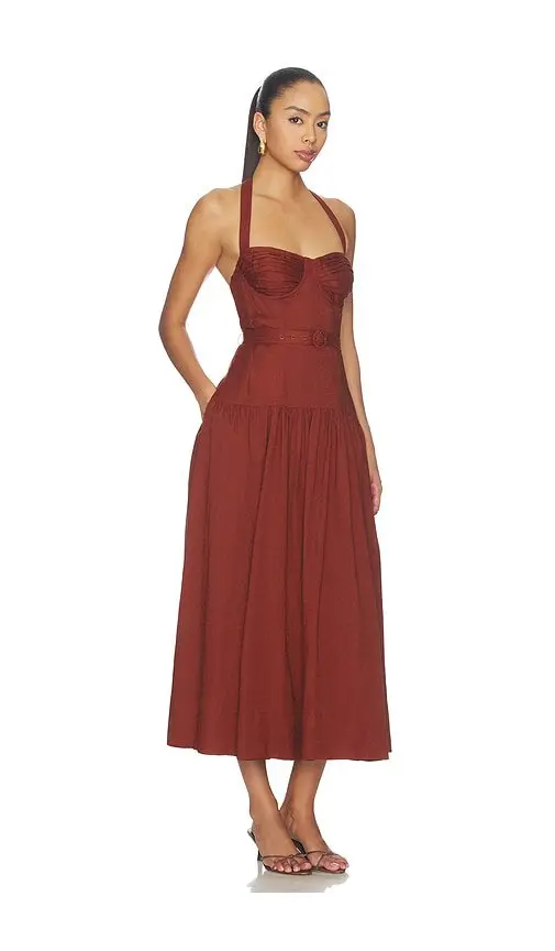Astr The Label Katinka Dress In Brown
