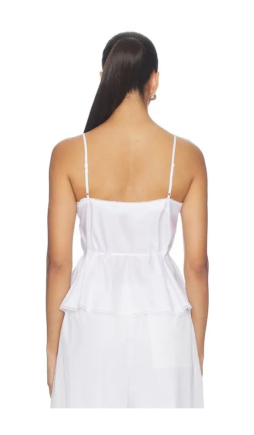 LESET Yoko Lace Tank Top