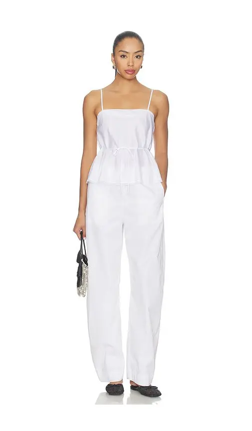 LESET Yoko Lace Tank Top
