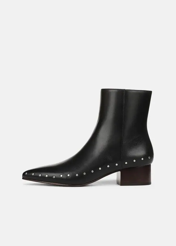 Vince August Studded Leather Ankle Boot
