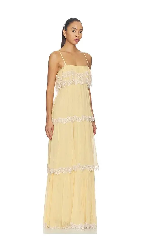 Hemant & Nandita Tiered Maxi Dress