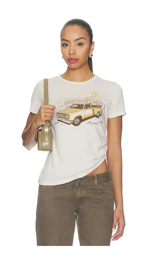 Junk Food All Good Truck Original Tee In White - Birch